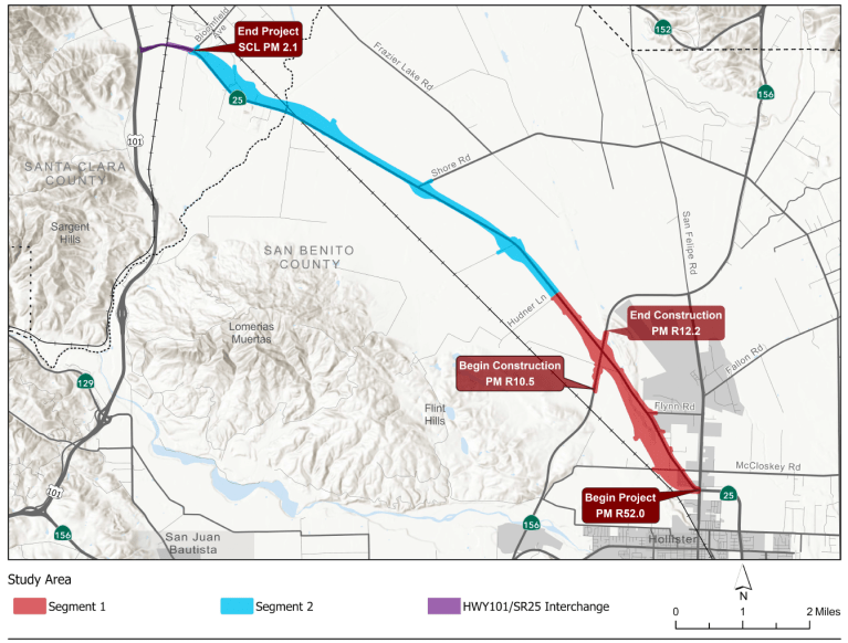 Caltrans to Add 2 Route Alternatives to Highway 25 Study – The San ...